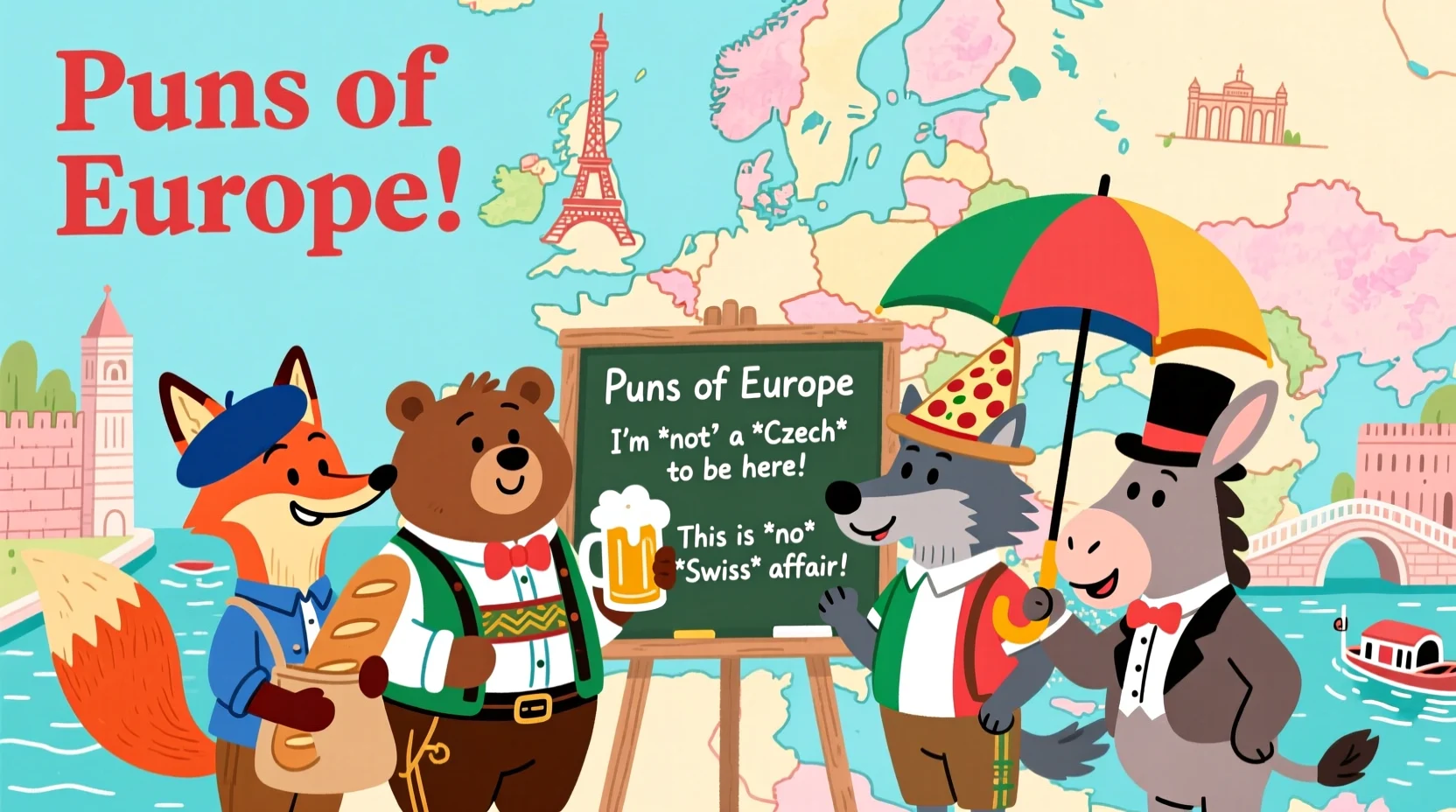 540+Europe Puns Jokes That Are Truly a Mazeing For 2026
